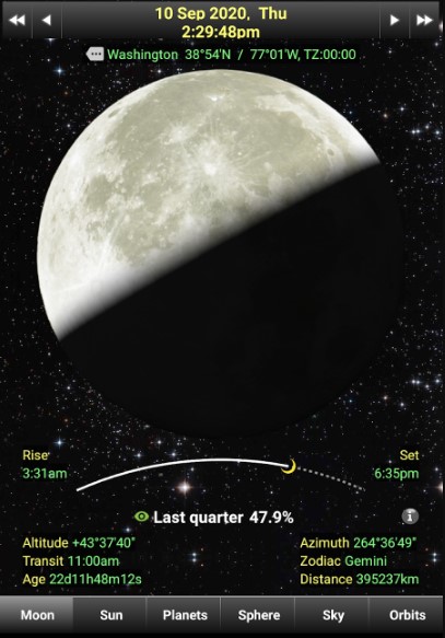 Local moonrise time - General Observing and Astronomy - Cloudy Nights